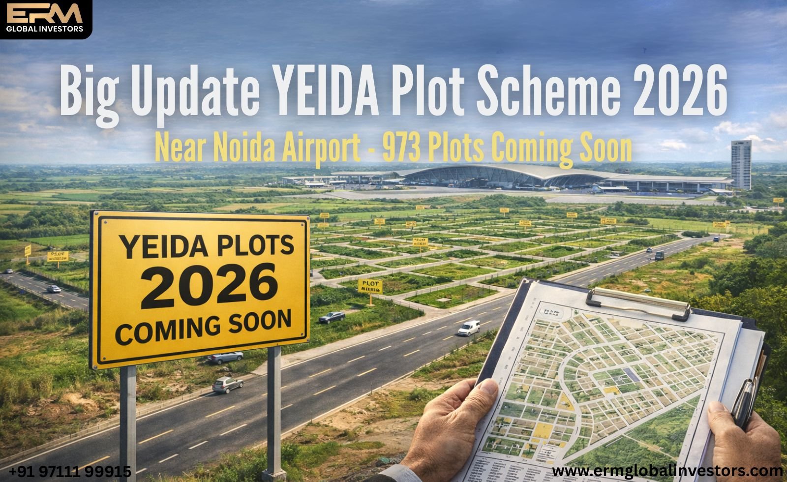 YEIDA Plot Scheme 2026 Near Noida Airport 973 Plots Launch